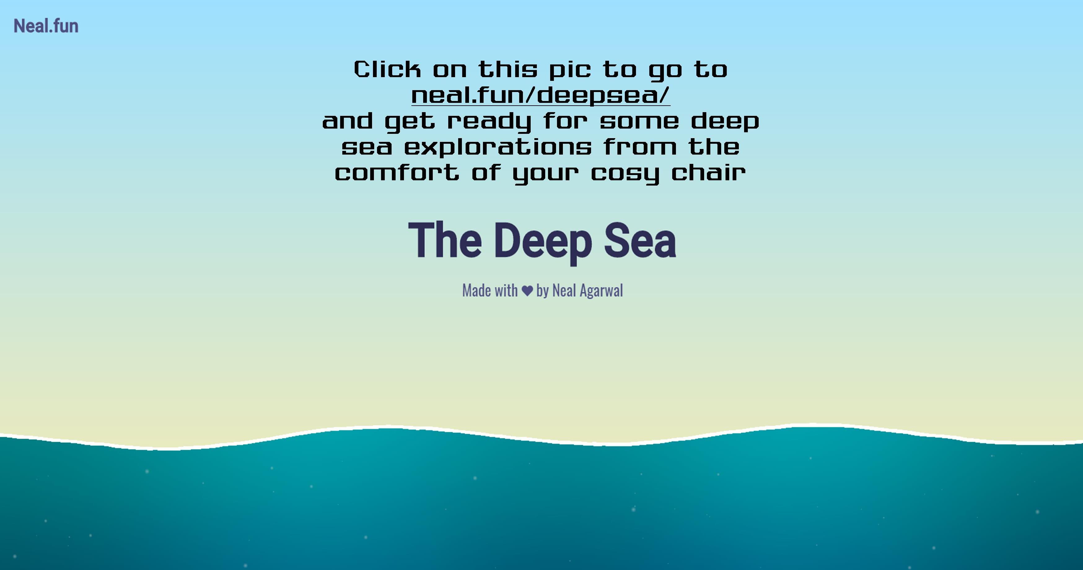 Deep Sea Explorations Interactive Graphic – aRtVerse